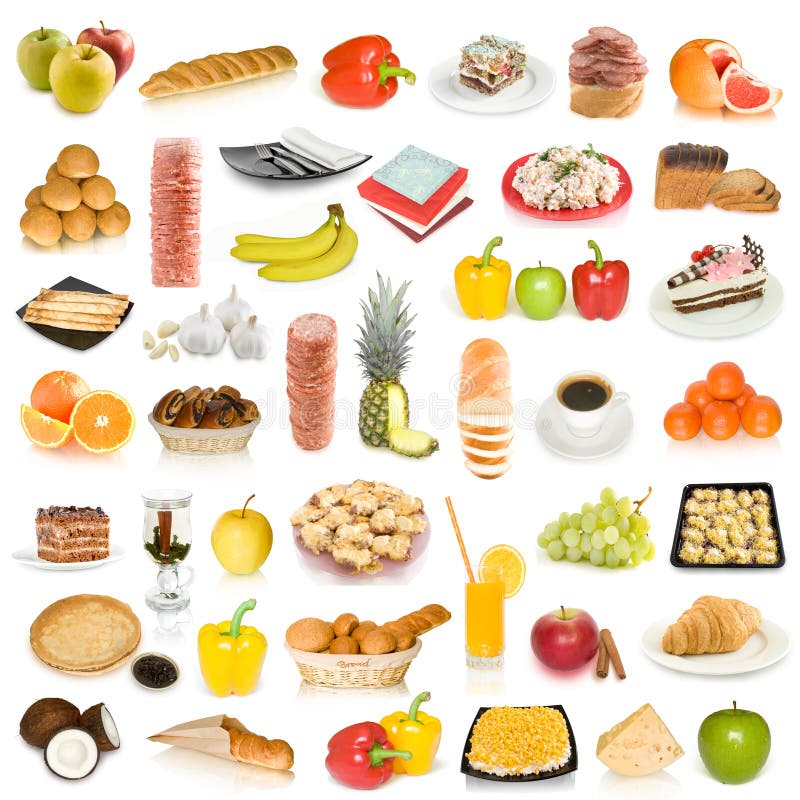 Food collection stock image. Image of paprika, isolated - 6466763