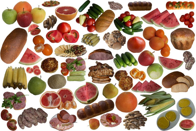 Food collection. stock image. Image of collection, apple - 32370445
