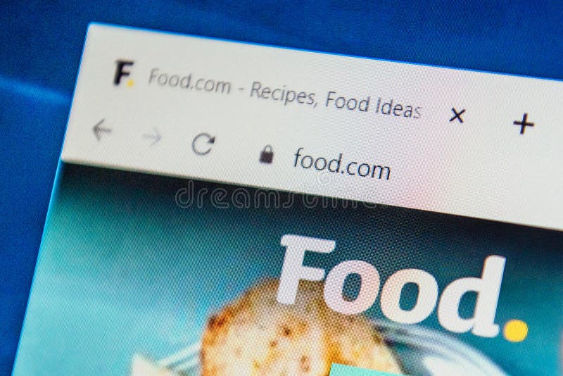Food.com Web Site. Selective Focus. Editorial Stock Photo - Image of ...