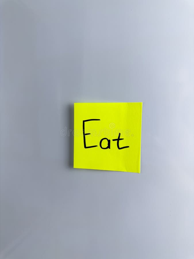 Food Concept with Simple Design and Word Eat Stock Photo - Image of ...
