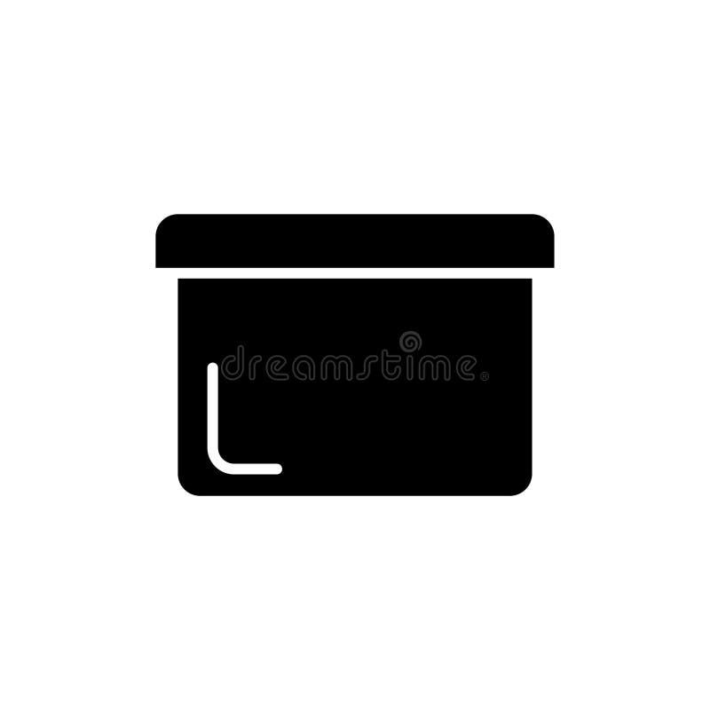 Food Container Box Icon Vector Design Templates Stock Vector ...