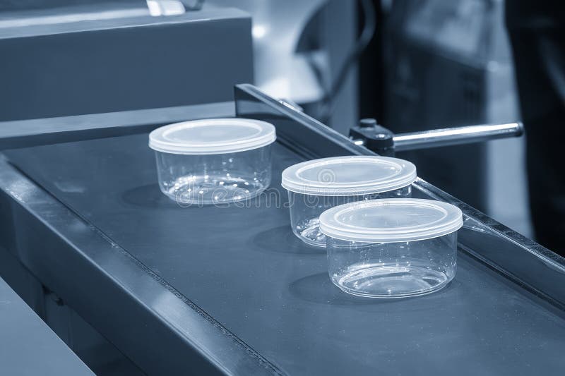 The Food Container Parts Production Process by Automatic System from ...