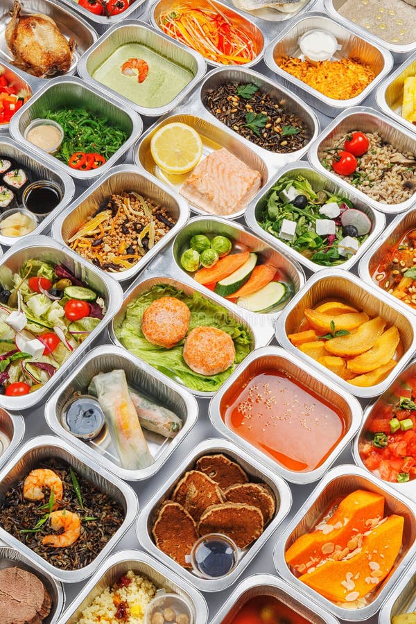 Food in the containers stock photo. Image of dinner, soup - 69090426