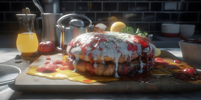 Food Cooking Recipe Chef Delicious Hyper-realistic Textur Two ...