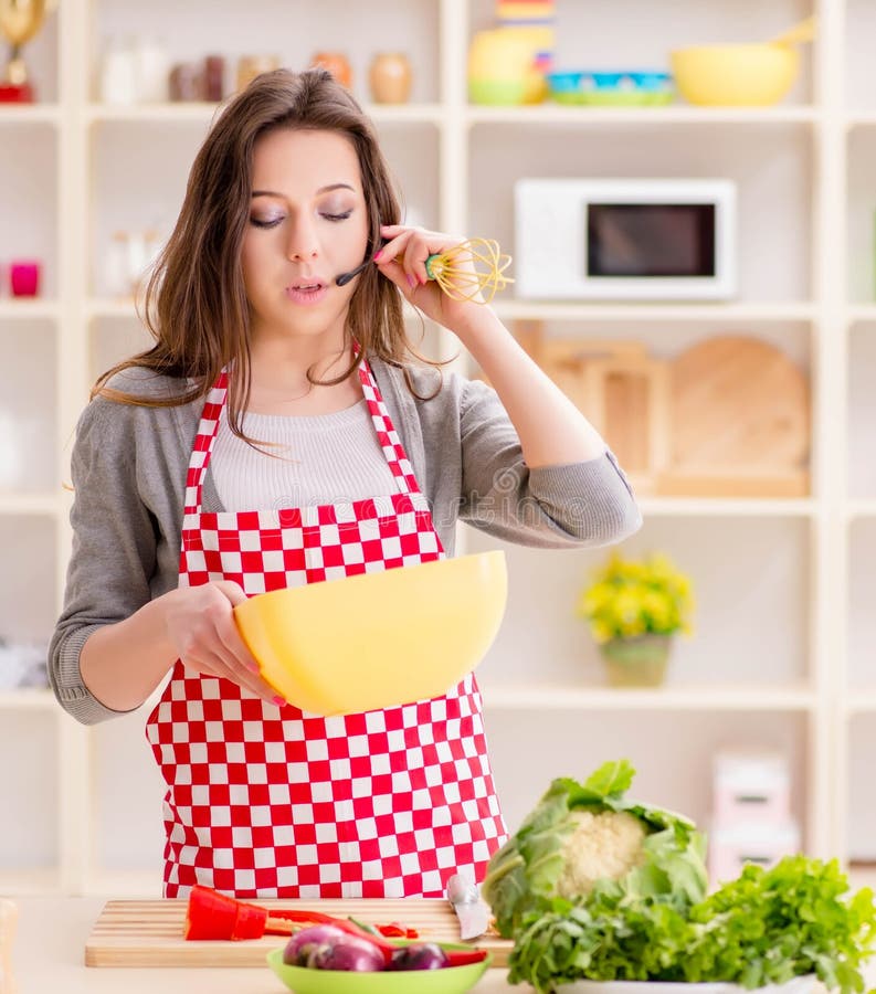 Food Cooking Tv Show in the Studio Stock Image - Image of internet ...