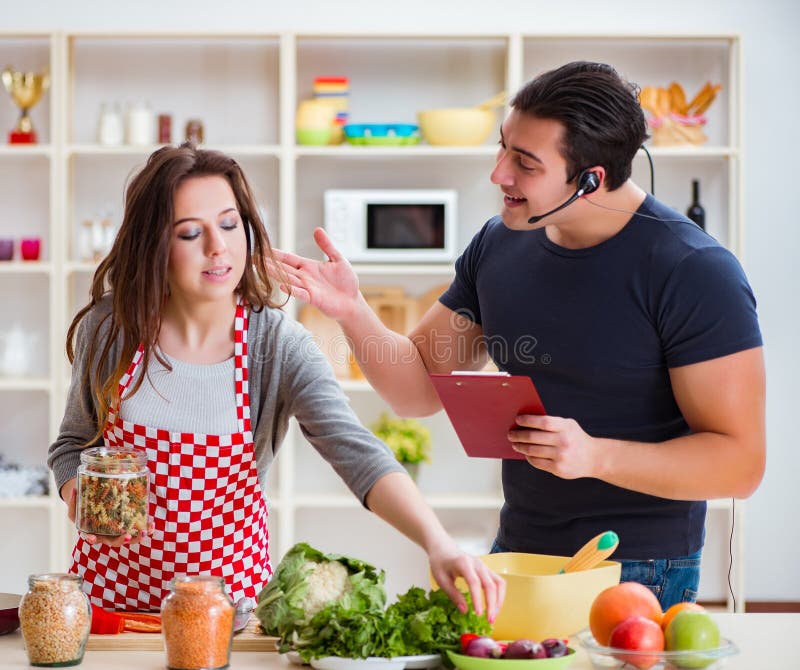 Food Cooking Tv Show in the Studio Stock Photo - Image of dish, meal ...