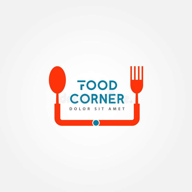 Food Corner Vector Template Design Illustration Stock Vector ...