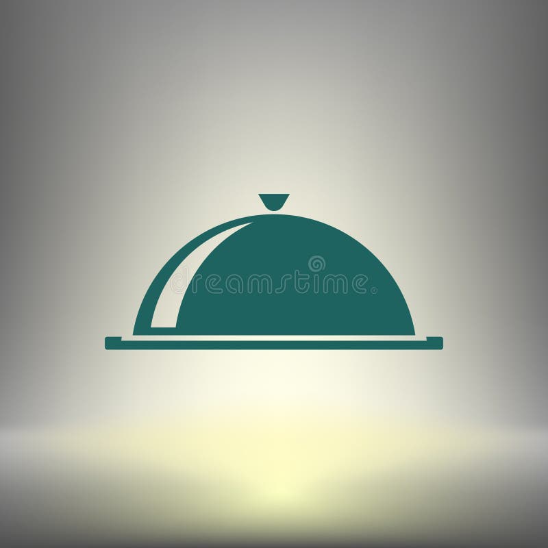 Food cover icon stock illustration. Illustration of kitchen - 85616573