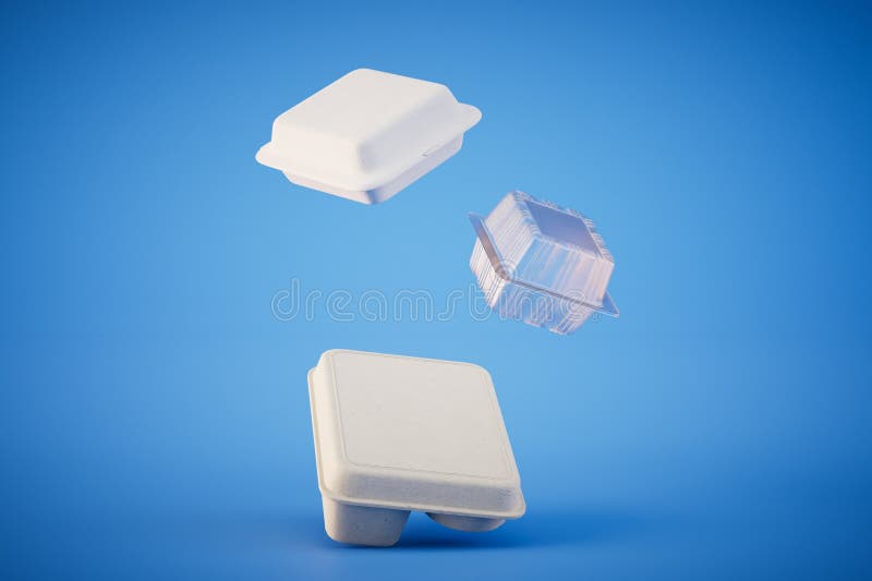 Food Delivery Containers Different Sizes 3d Render Stock Photos - Free ...