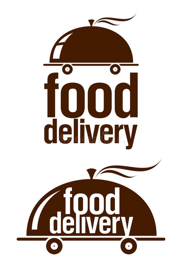 Food delivery signs. stock vector. Illustration of economy - 18066742