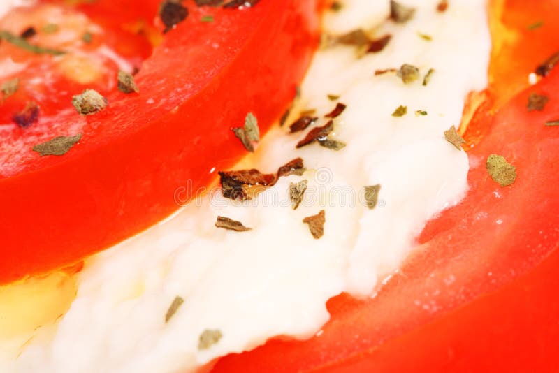 Food detail tomato stock photo. Image of lifestyle, mozzarella - 3576102