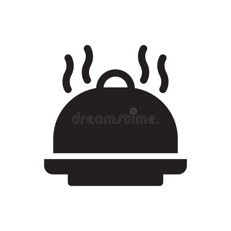 Food Dish Icon - Food Platter Icon Stock Vector - Illustration of dish ...