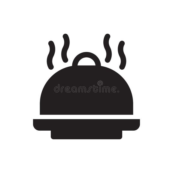 Food Dish Icon - Food Platter Icon Stock Vector - Illustration of dish ...