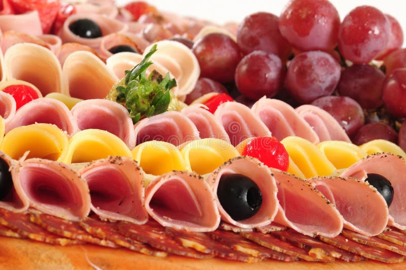 Food display stock image. Image of green, olive, meal - 11919901