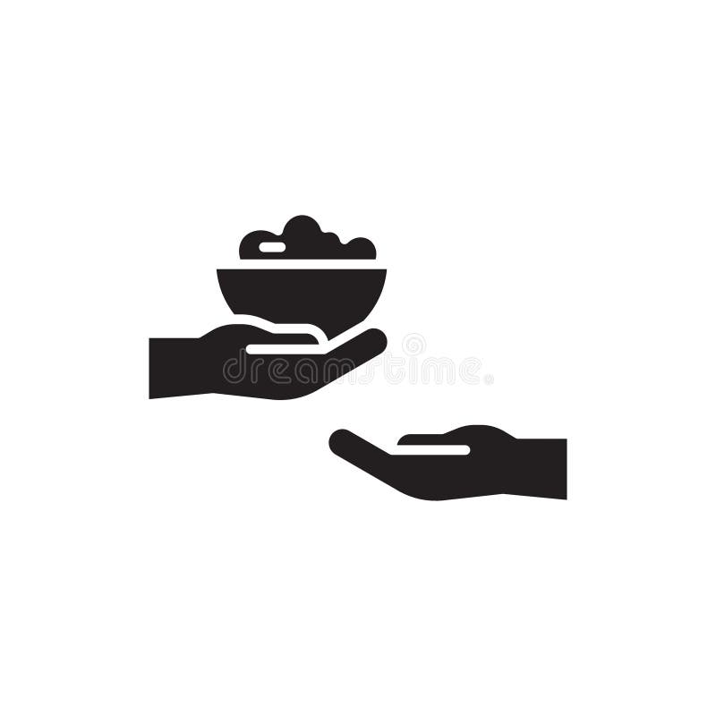 Food Donation Icon Web Design in Vector Stock Vector - Illustration of ...