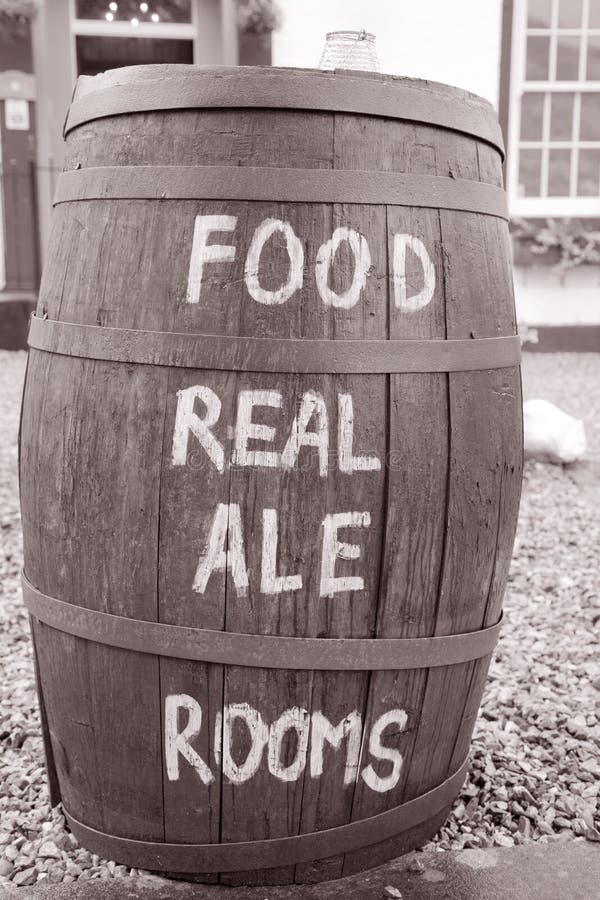 Food and Drink Menu on Barrel Stock Photo - Image of barrel, tone: 29529124
