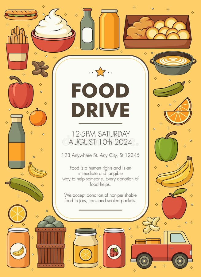 Food Drive Stock Illustrations – 10,211 Food Drive Stock Illustrations ...