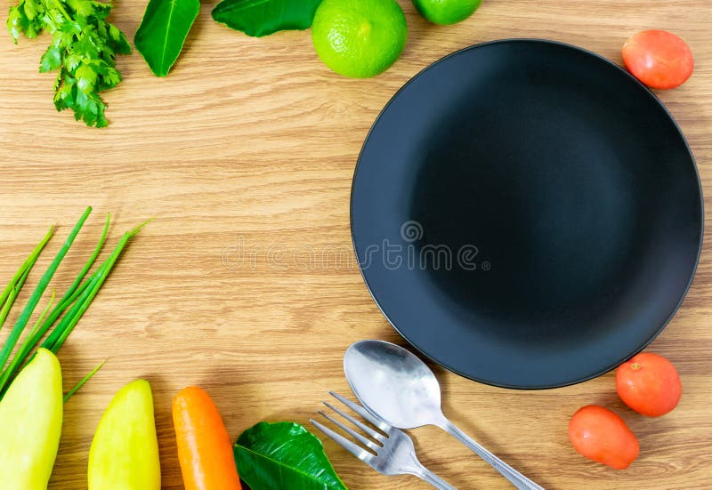 Food Empty Healthy Food Clean Eating Selection Placed Stock Image ...