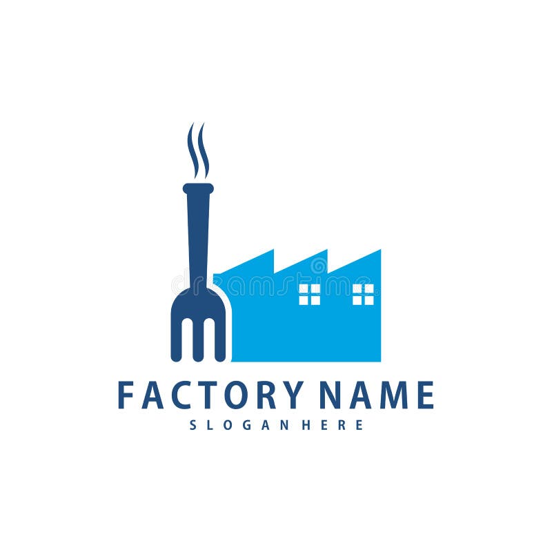 Food Factory Logo Design Vector, Creative Factory Logo Design Template ...