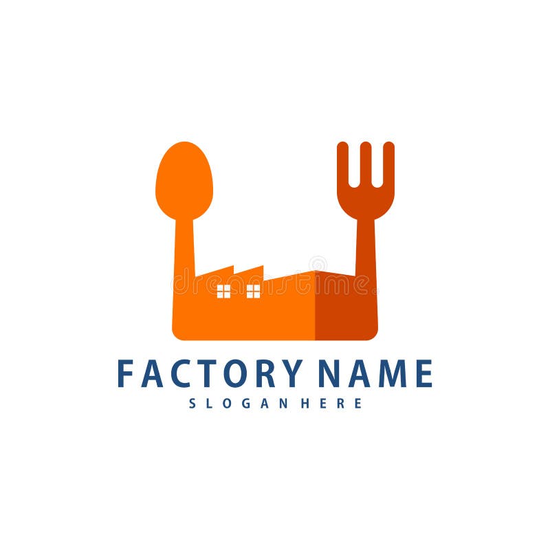 Food Factory Logo Design Vector, Creative Factory Logo Design Template ...