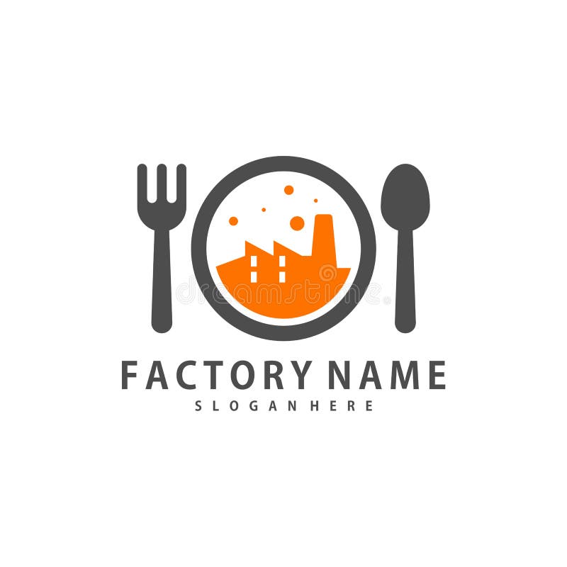 Food Factory Logo Design Vector, Creative Factory Logo Design Template ...