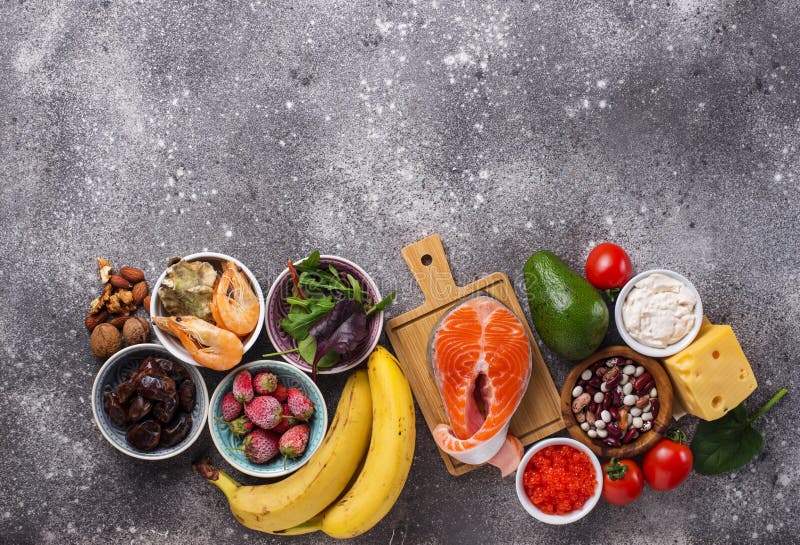 Food for Good Mood and Happiness. Stock Image - Image of antioxidants ...