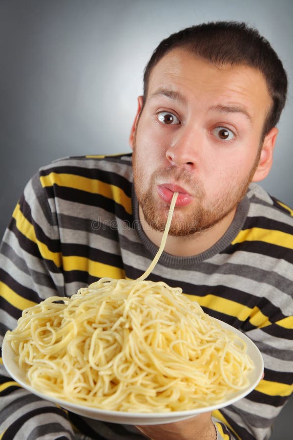 Food and guy stock photo. Image of excess, humor, enjoyment - 28221168
