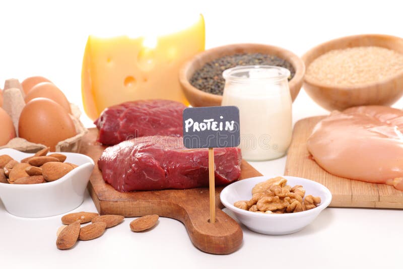 Food high in protein stock photo. Image of selection - 98916790