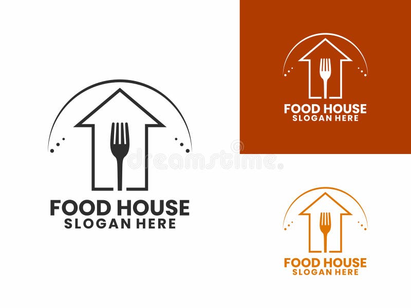 Food House Logo Design Vector Template. Food Restaurant Logo Design ...