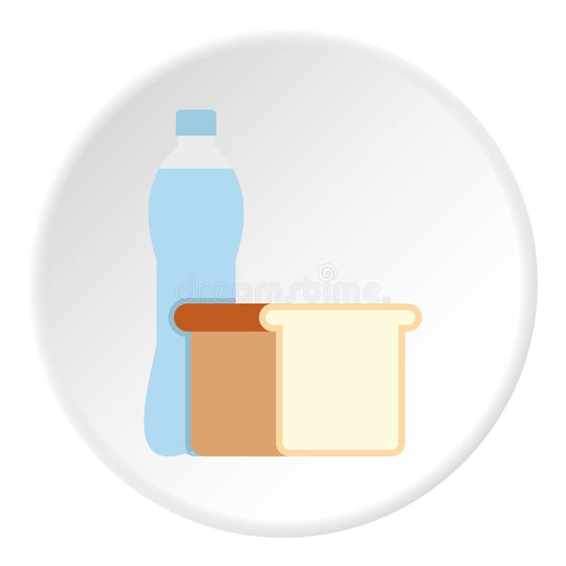 Food icon circle stock vector. Illustration of healthy - 108598089
