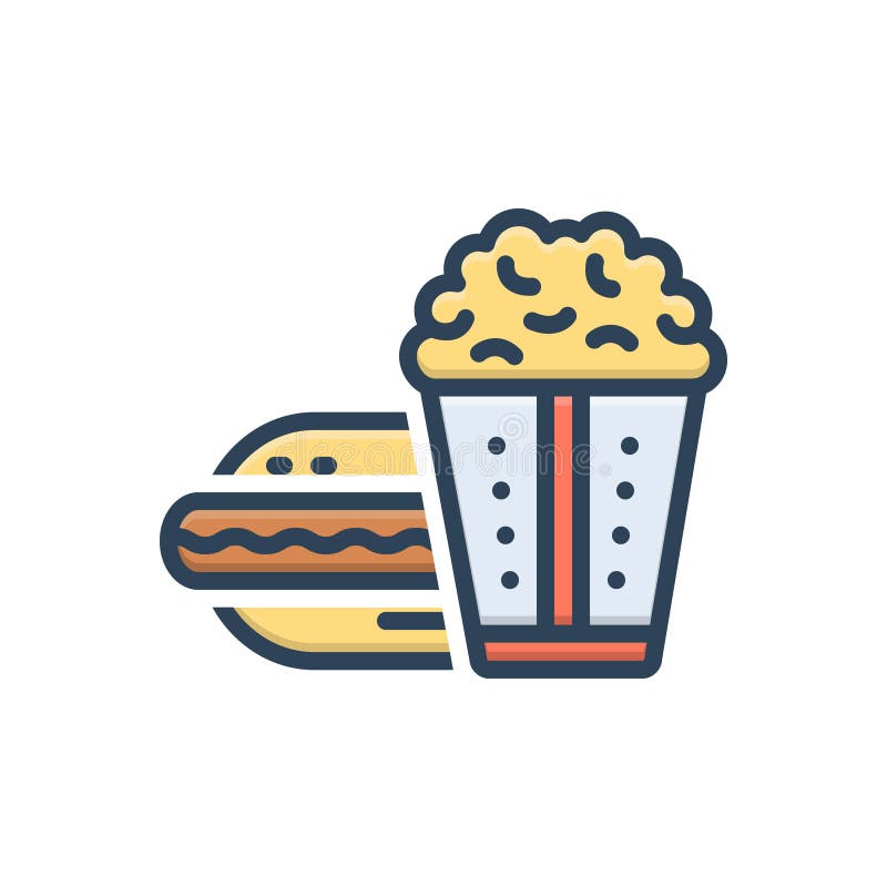 Color Illustration Icon for Food, Foodstuff and Nutrition Stock ...