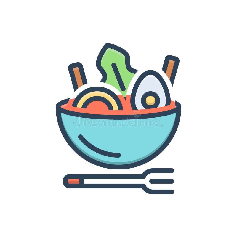 Color Illustration Icon for Food, Edible and Meal Stock Vector ...