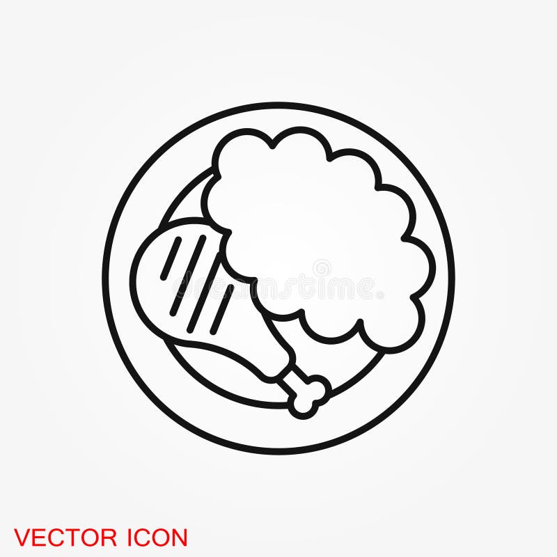Food Icon Vector for Logo Design, Illustration, Vector Sign Symbol ...