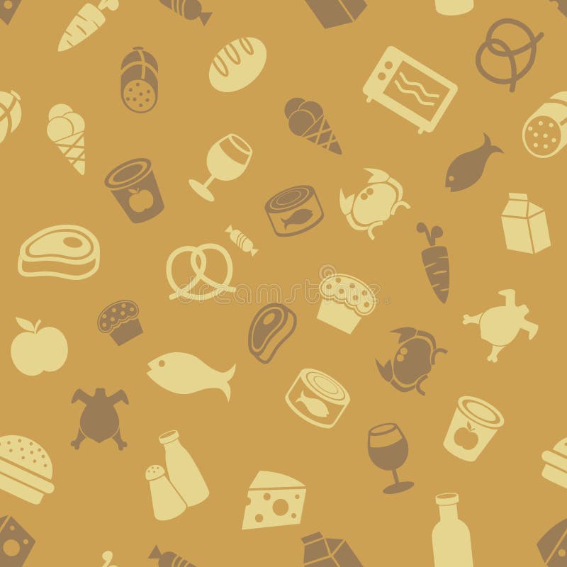 Seamless fast food pattern stock vector. Illustration of cheeseburger ...