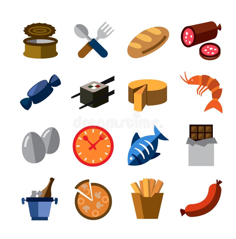 Flat Vector Money Concepts. Creative Icons of Wallet, Banking Stock ...