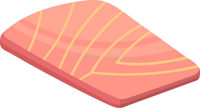 Food Illustration Image, Thinly Sliced Red Pork for Grilling Stock ...