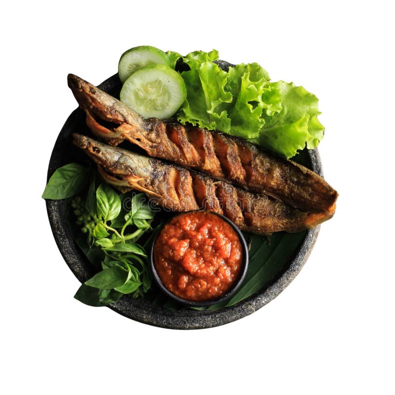 Pecel Lele Fried Catfish stock photo. Image of fried - 391850586