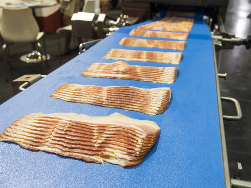 Food High Technology Manufacturing with Automatic Machine Stock Image ...