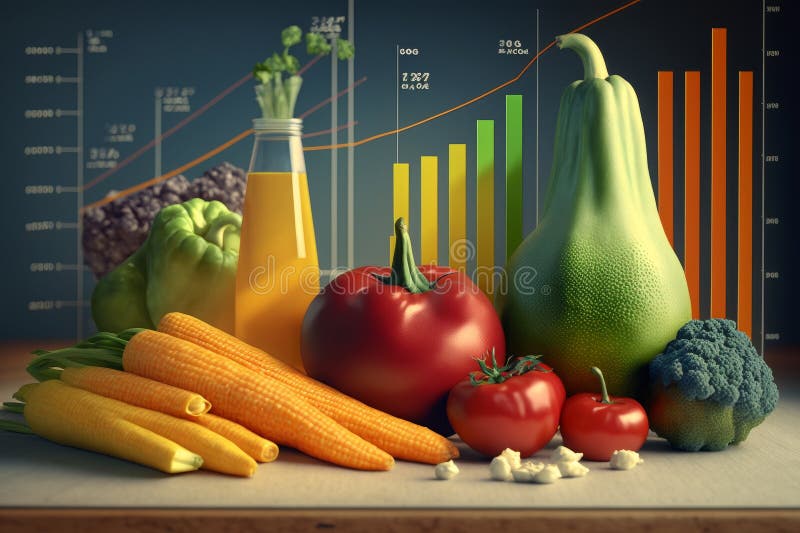 Food inflation stock illustration. Illustration of basket - 270306294