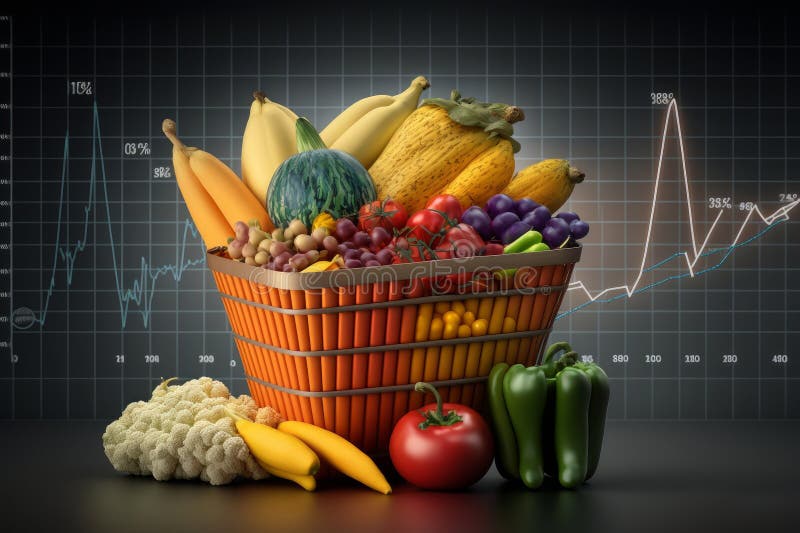 Food inflation stock illustration. Illustration of instability - 270306397