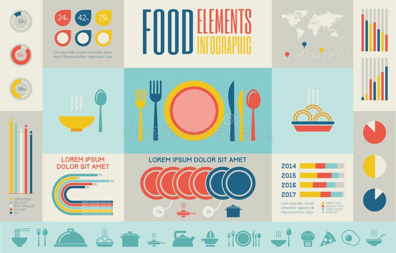 Infographic Concept Eatwell Plate Stock Vector - Illustration of ...
