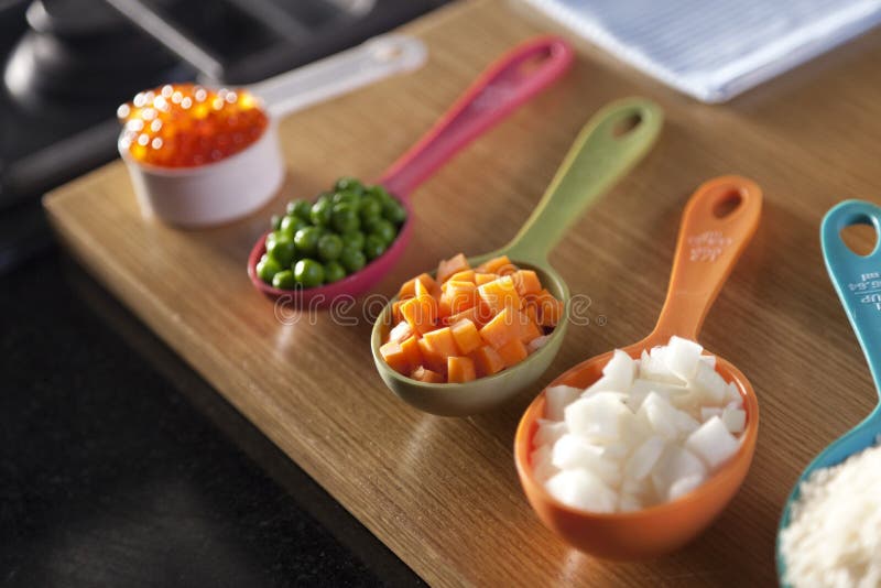 Food ingredient in spoon. stock photo. Image of holding - 59635934