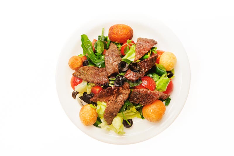 Food Isolated on White Background Stock Image - Image of lunch, healthy ...