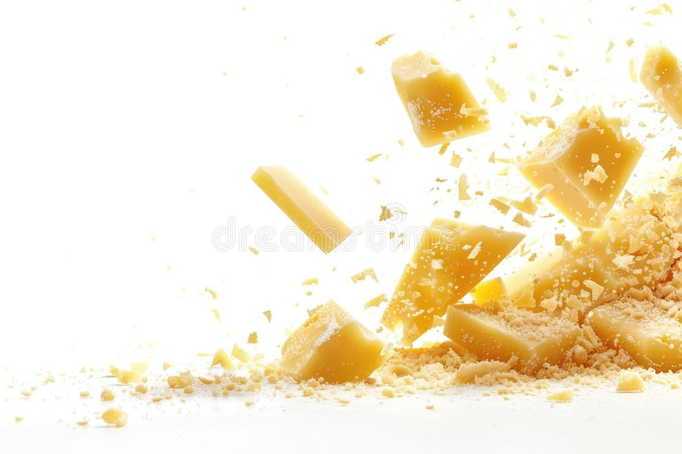 Food Items Scattered on the Floor Stock Illustration - Illustration of ...