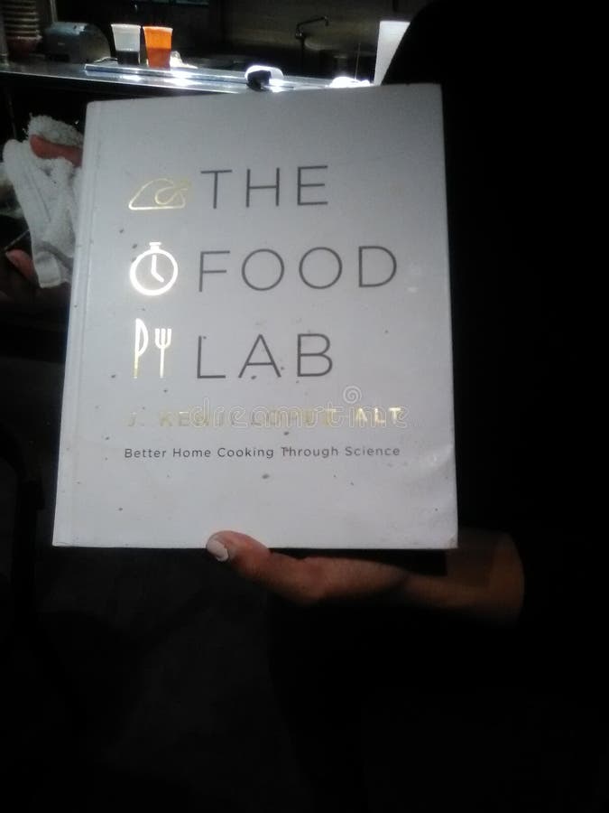 The Food Lab editorial photo. Image of nutrition, book - 131454396