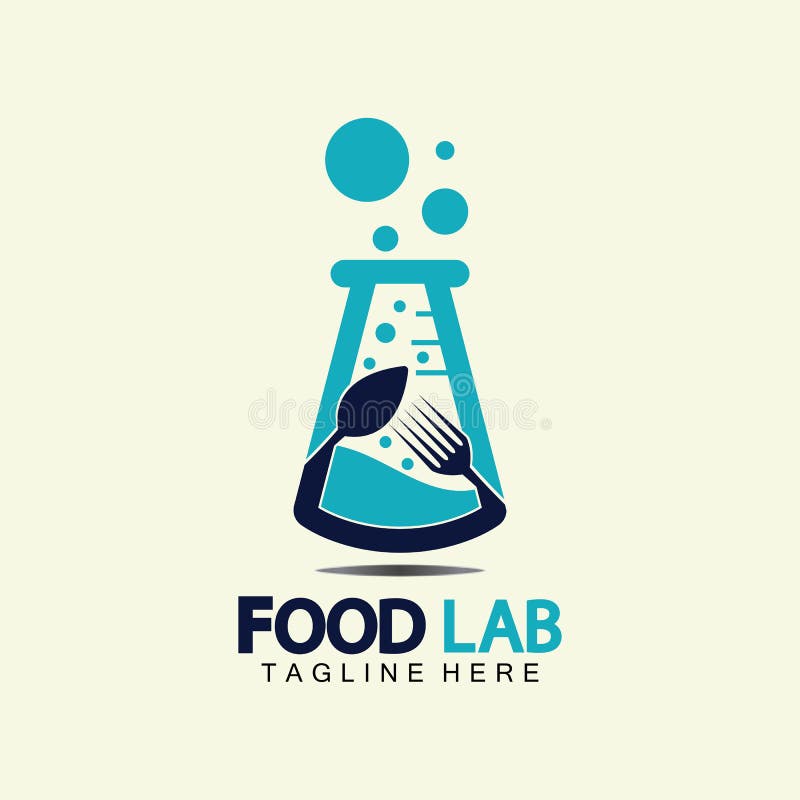 Food Lab Logo Vector Icon Illustration Design Template. Lab Logo Stock ...