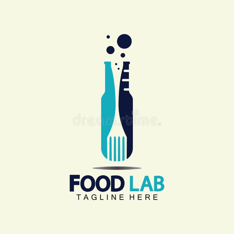 Food Lab Logo Vector Icon Illustration Design Template. Lab Logo Stock ...