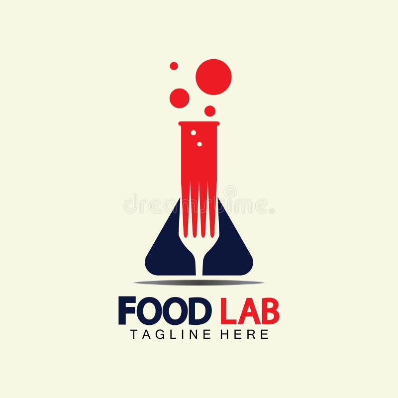 Food Lab Logo Vector Icon Illustration Design Template. Lab Logo Stock ...