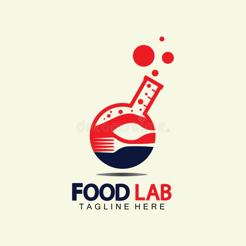 Food Lab Logo Vector Icon Illustration Design Template. Lab Logo Stock ...