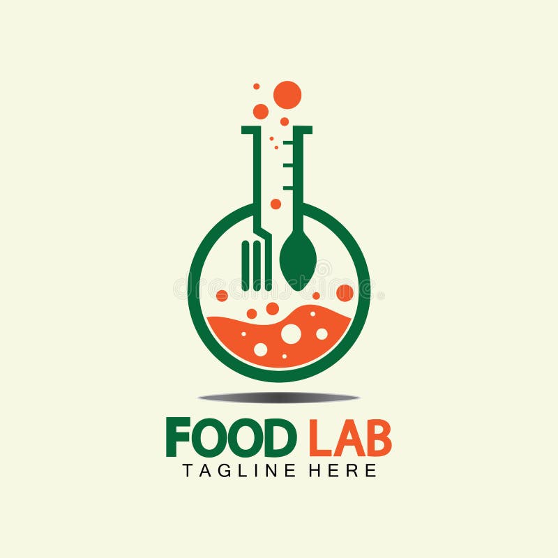 Food Lab Logo Vector Icon Illustration Design Template. Lab Logo Stock ...